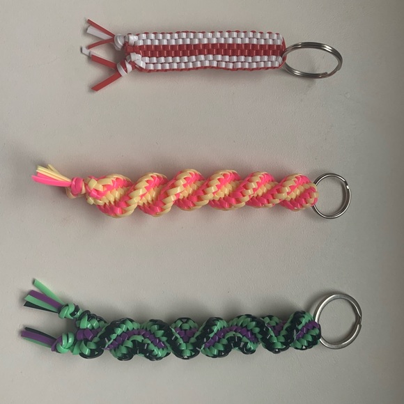 Plastic Lacing Patterns For Keychains